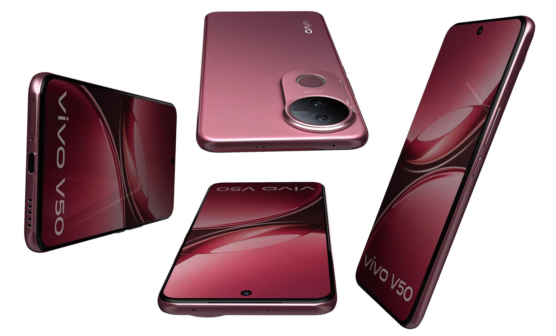 Vivo V50 Red 3D - TurboSquid 2398481