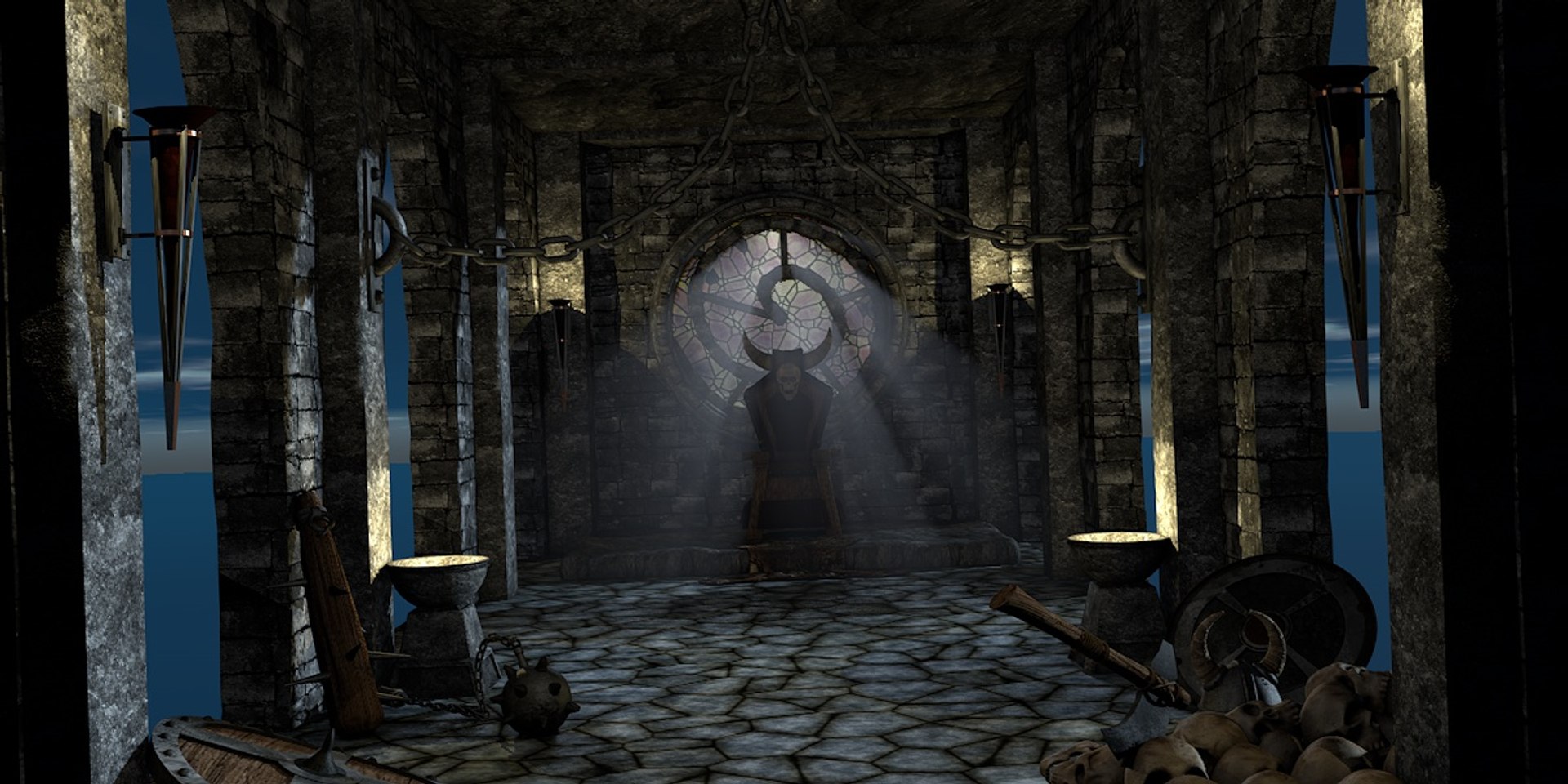 3D Throne Room Model - TurboSquid 1164827