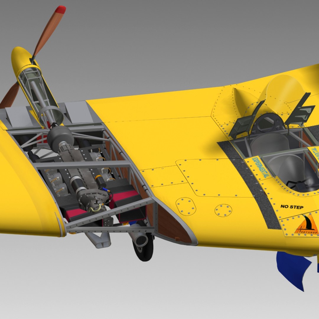 N9mb Flying Wing 3d Model