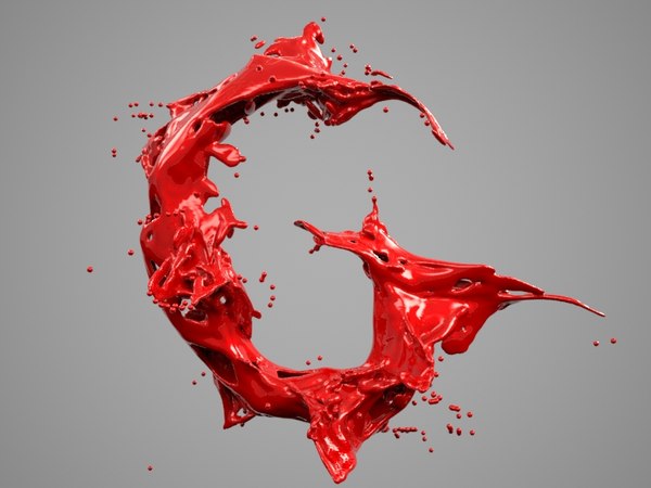 modelo 3d Alfabeto liquido: G - TurboSquid 868653