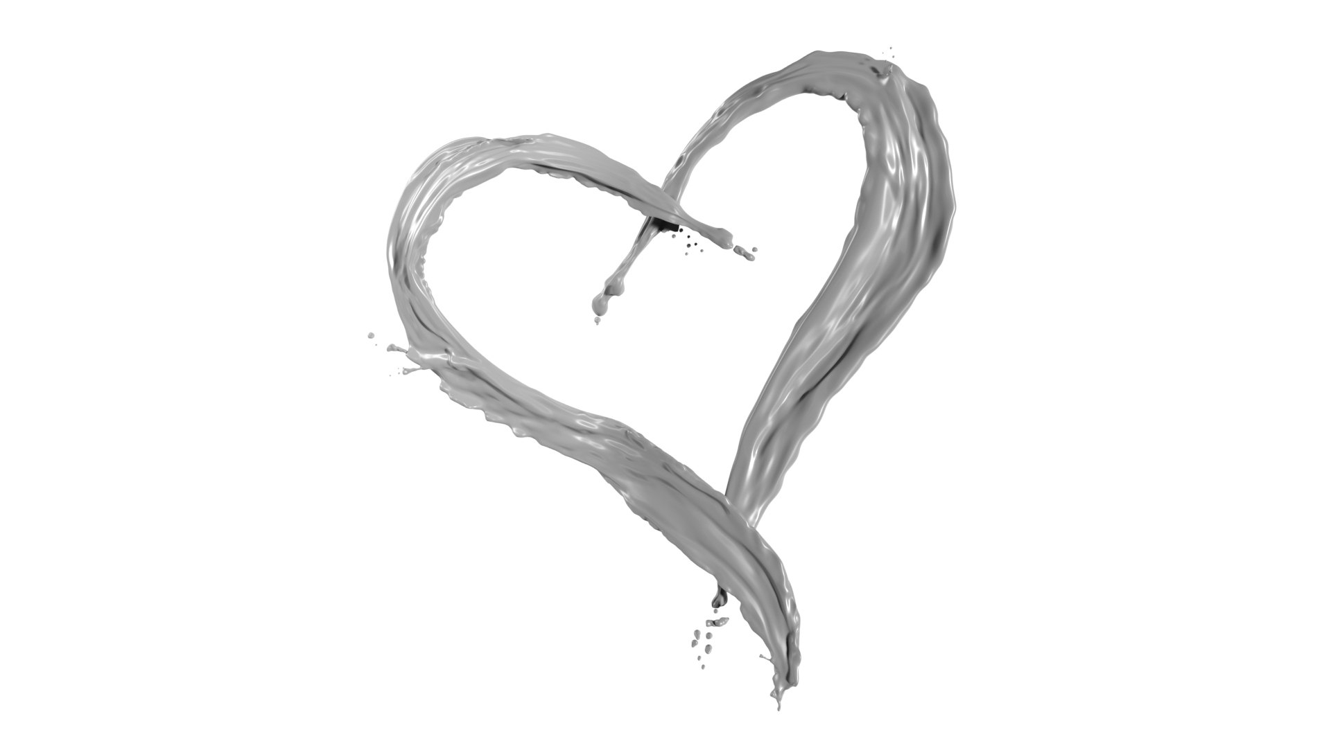 3D 3D LOVE SPLASH - TurboSquid 1734927