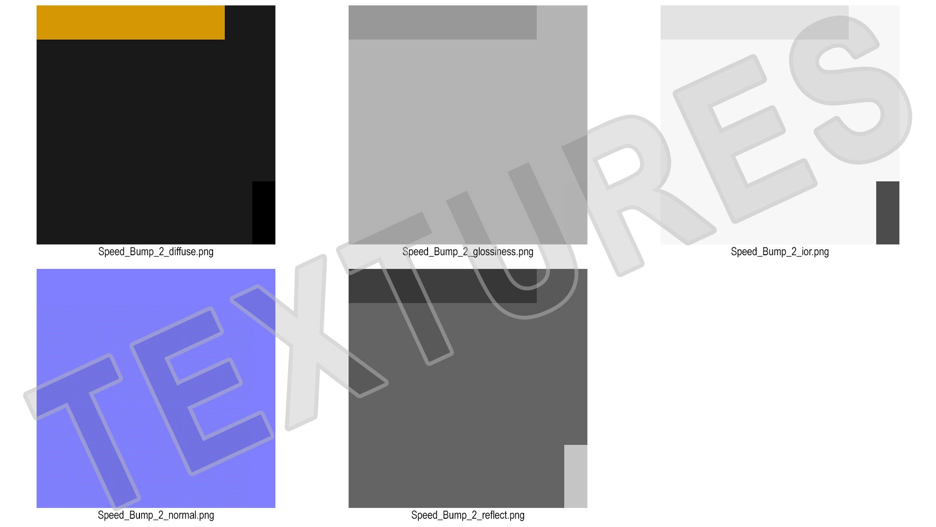 3D Rubber Speed Hump - TurboSquid 1571947