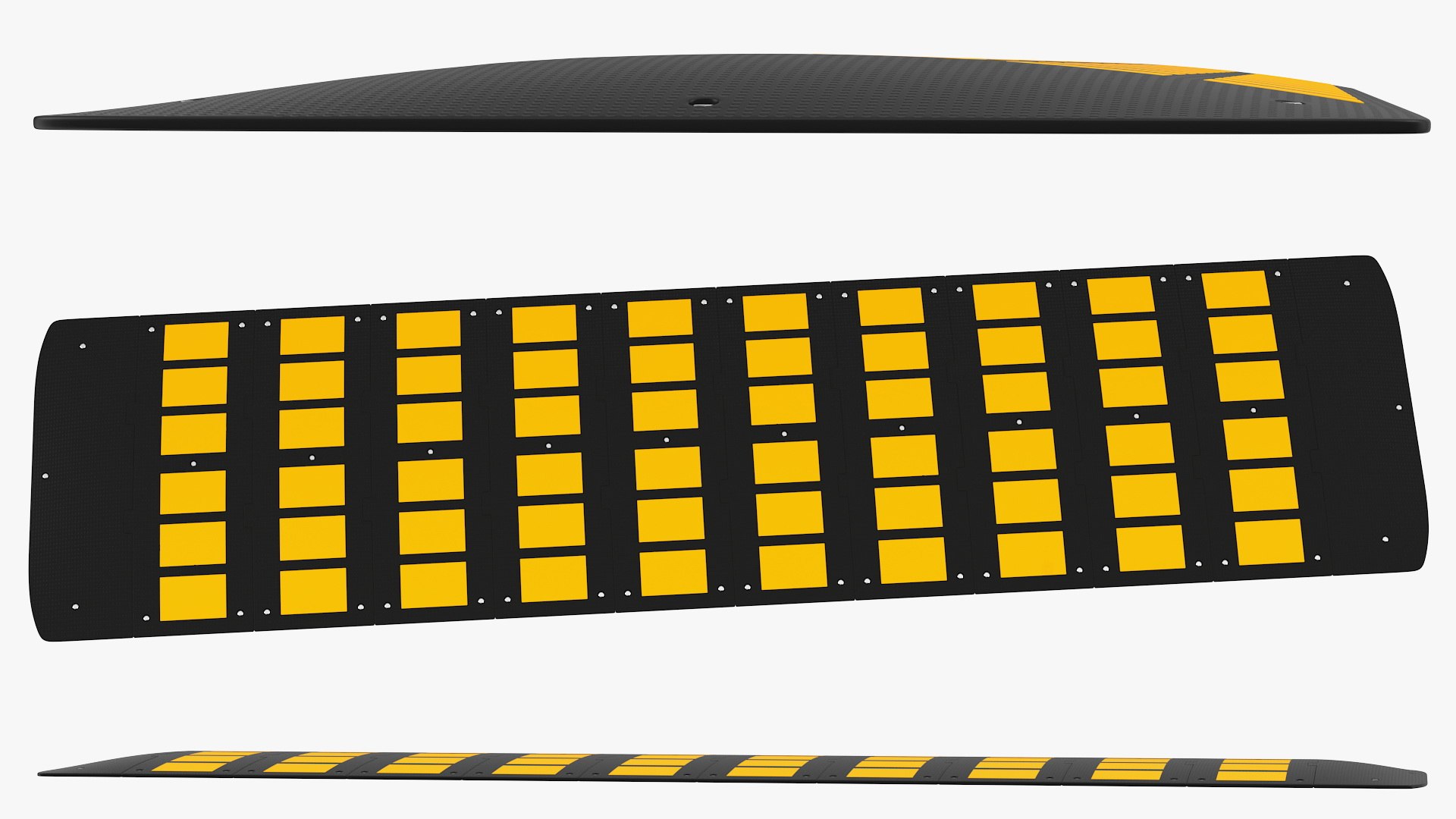 3D Rubber Speed Hump - TurboSquid 1571947
