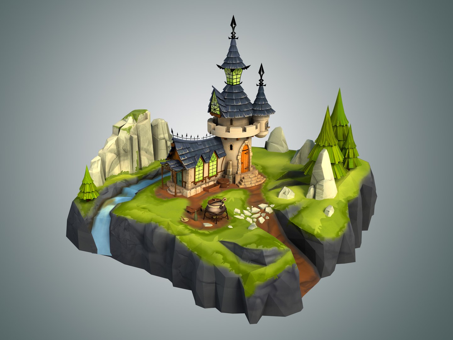 Fantasy Stylized 3d Max