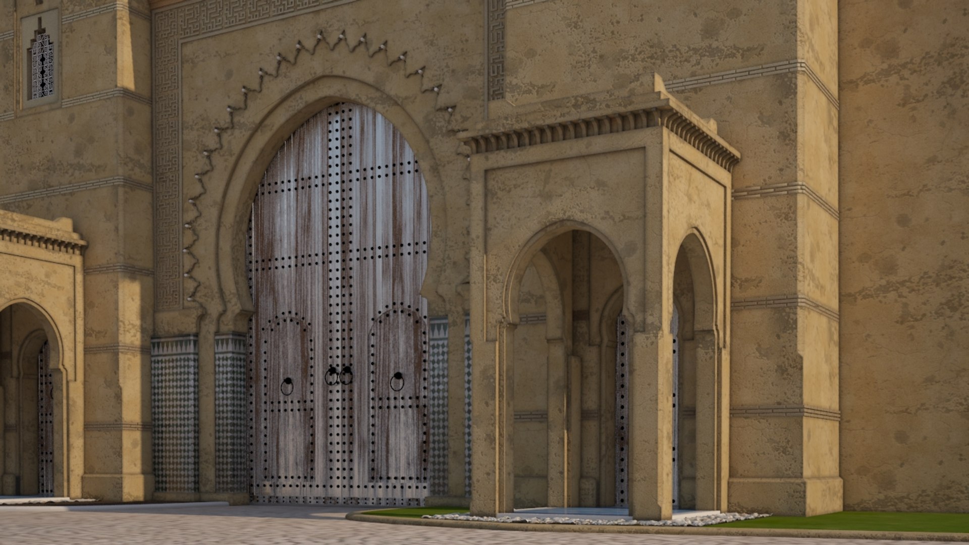 Gate Andalous 3D Model - TurboSquid 1182366