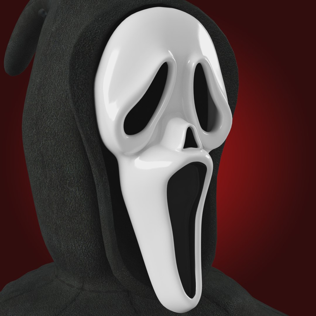 3d Mask Scream Hood