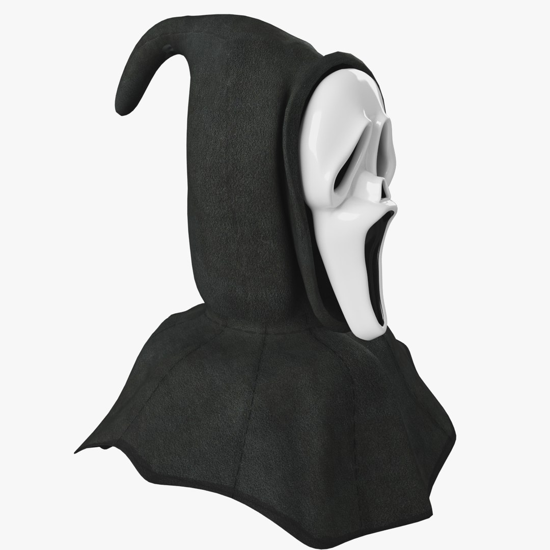 3d Mask Scream Hood