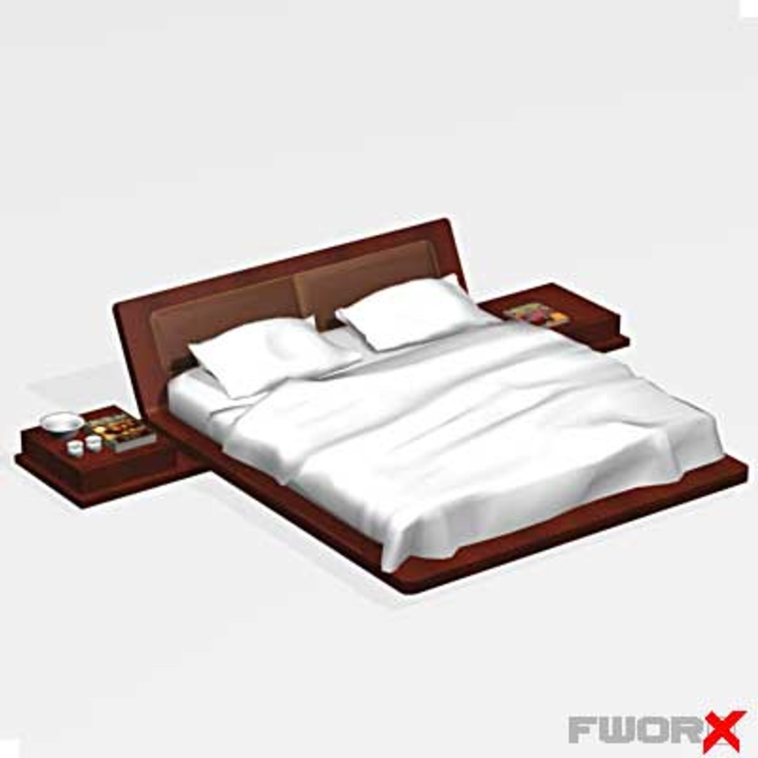 bed furniture 3d max