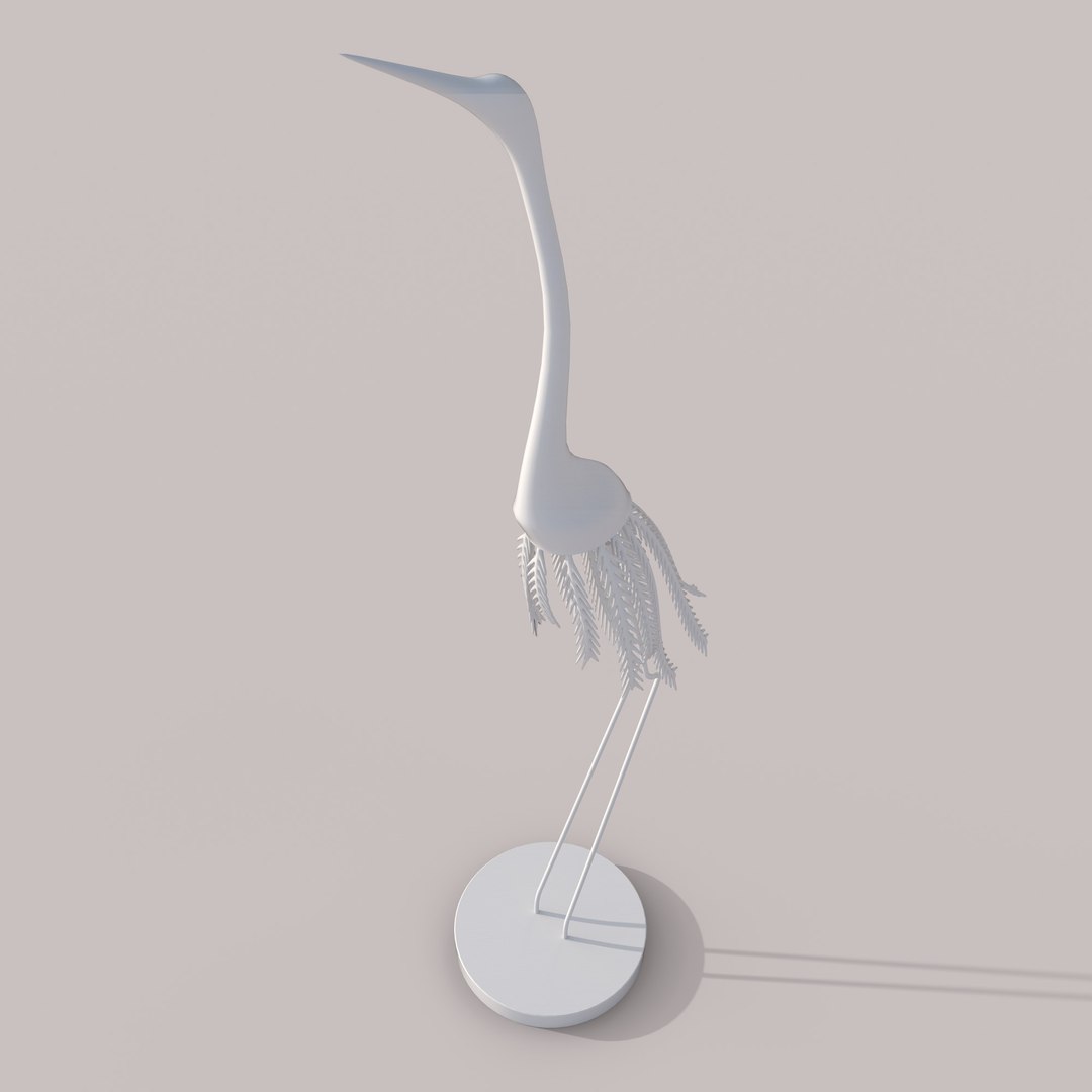 Stork Statue 3D - TurboSquid 2248151