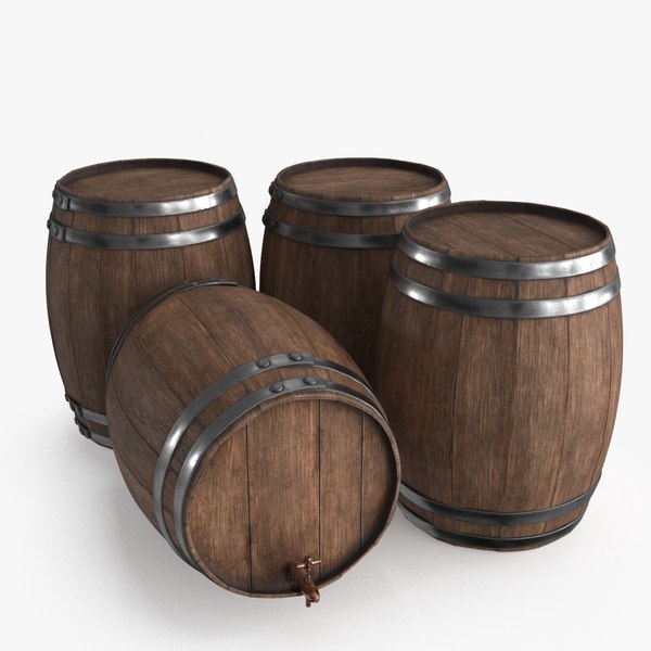 modelo 3d Wooden Barrel - TurboSquid 2050557