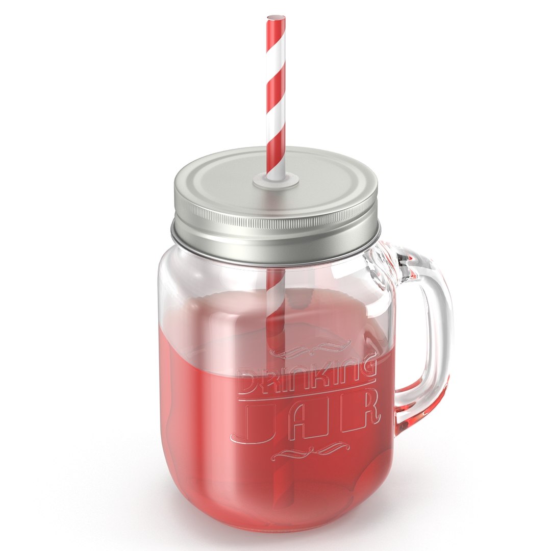 drinking jar 3d model