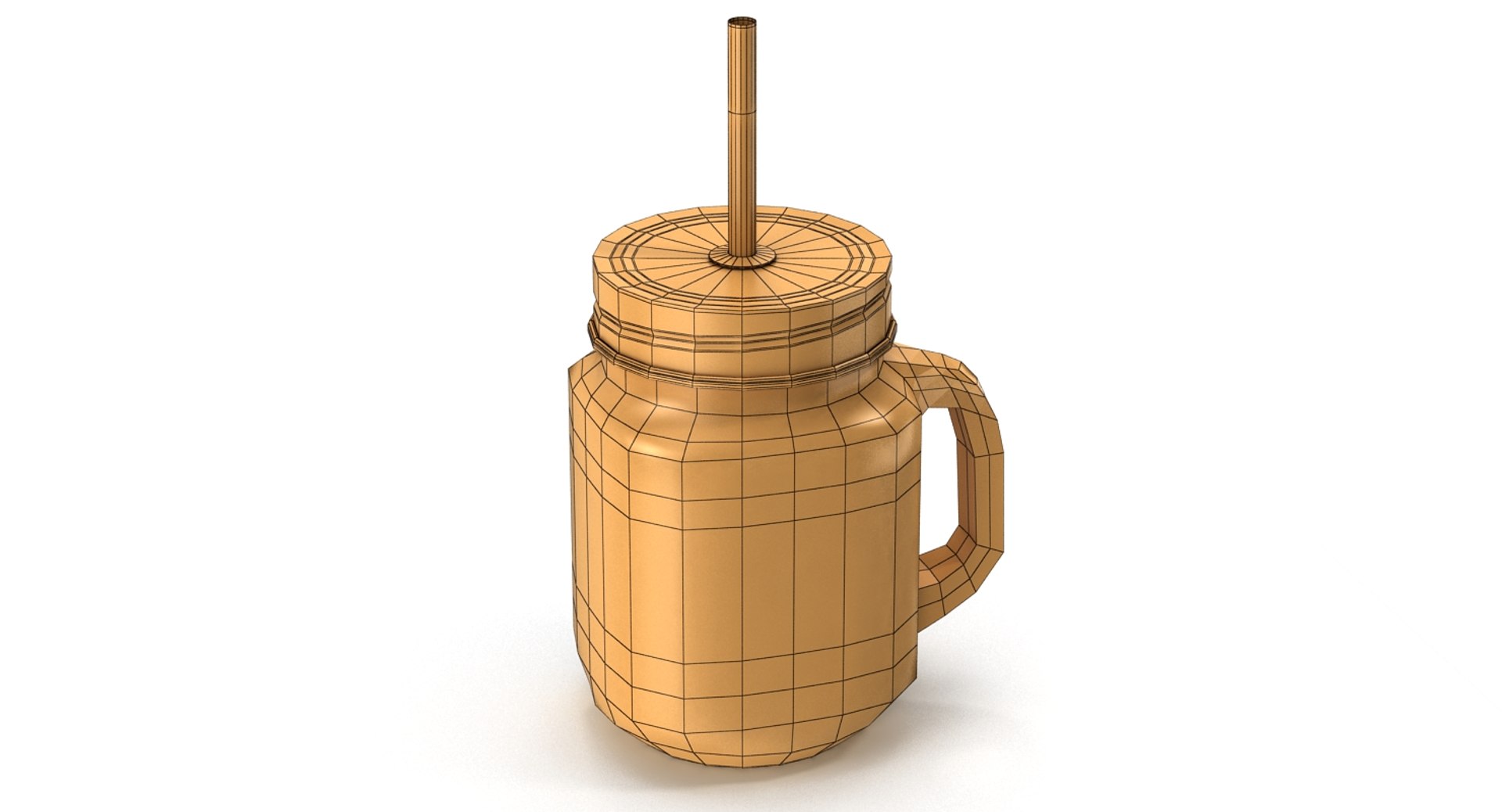 drinking jar 3d model