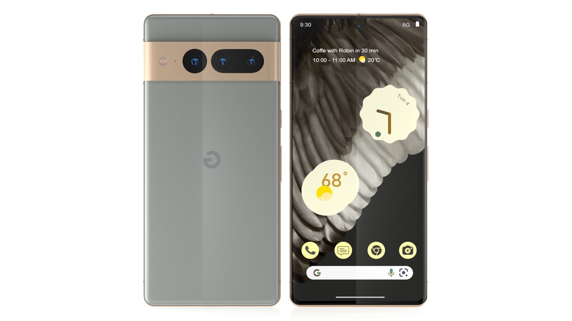 Google Pixel 7 Pro Hazel 3D - TurboSquid 2100945