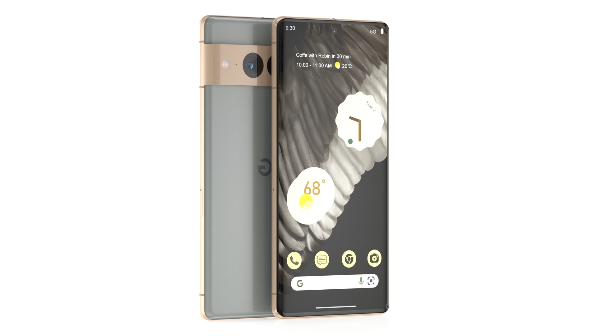 Google Pixel 7 Pro Hazel 3D - TurboSquid 2100945