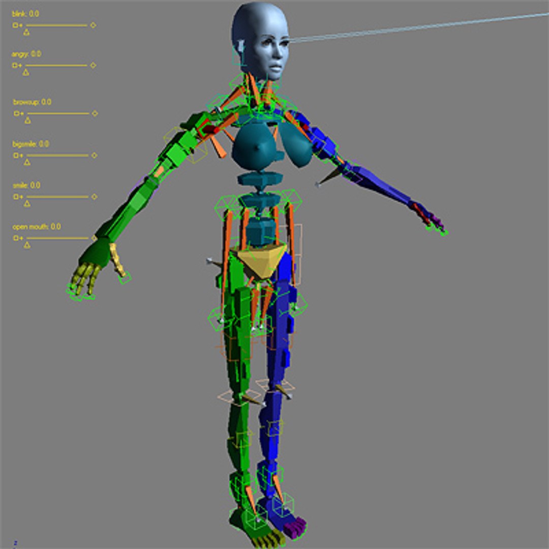 Virtuella 2 0 Virtual Female 3d Model