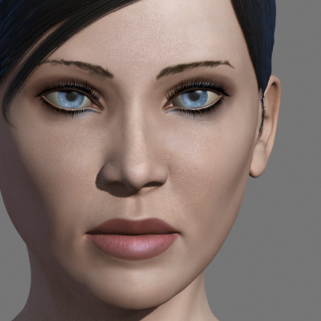 Virtuella 2 0 Virtual Female 3d Model