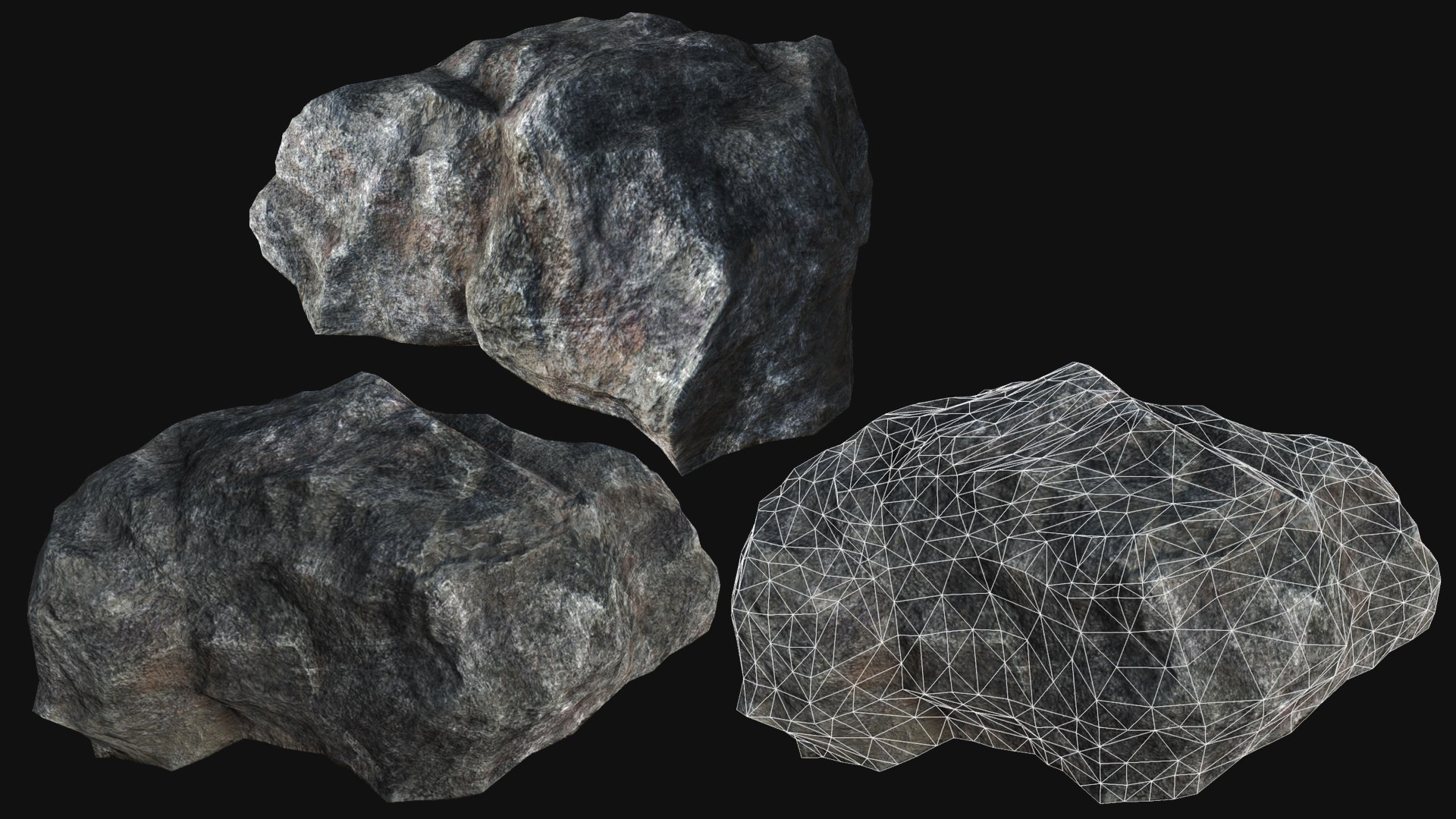3D model mountain rocks pbr - TurboSquid 1205906
