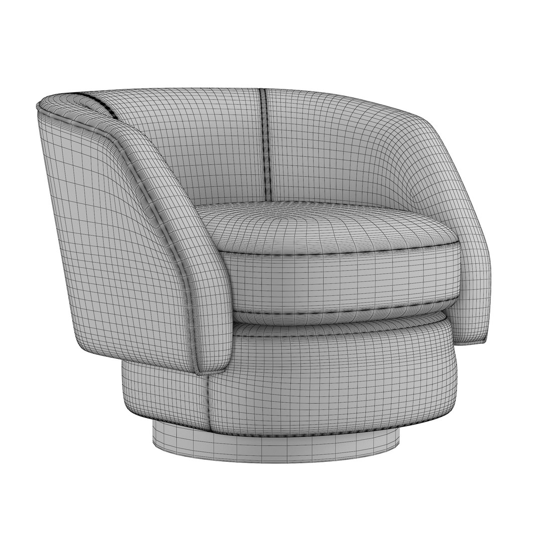 3D Model Dell Swivel Chair - TurboSquid 2188457