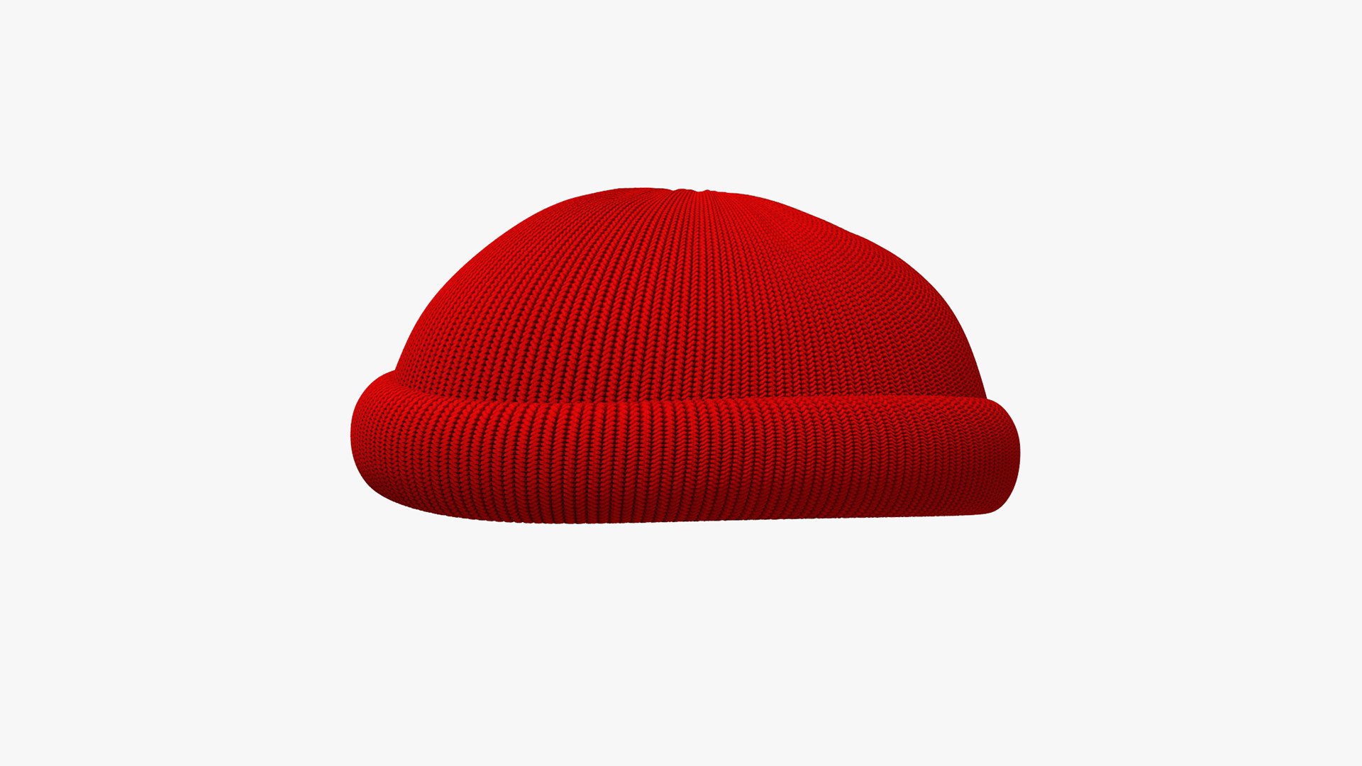 Rolled Up Beanie 3D Model - TurboSquid 1854643
