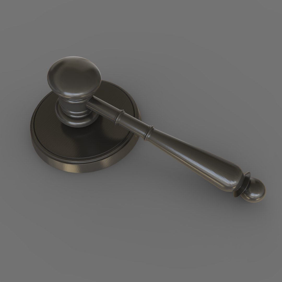 3D Judges Gavel Blackwood DIY - TurboSquid 2063696