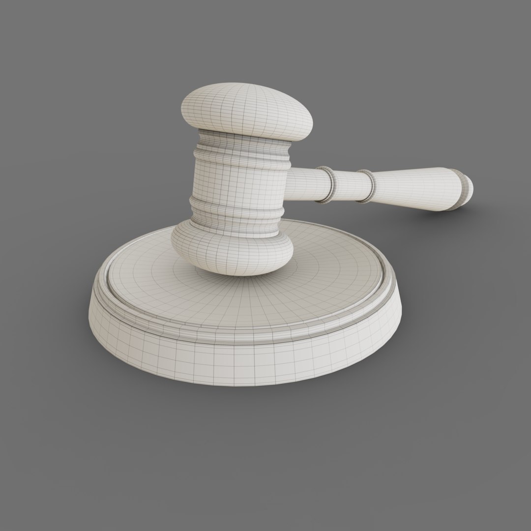 3D Judges Gavel Blackwood DIY - TurboSquid 2063696