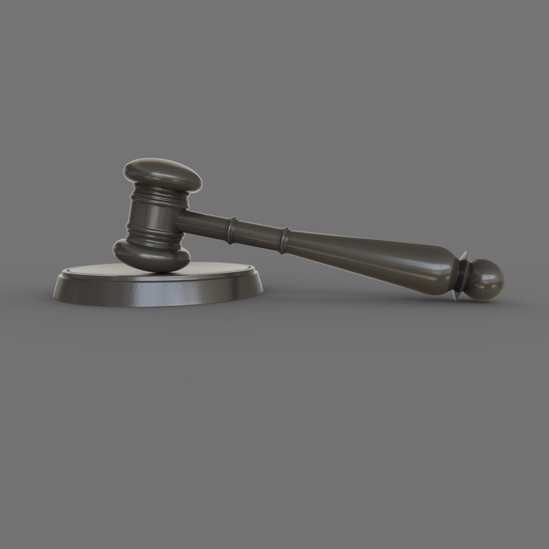 3D Judges Gavel Blackwood DIY - TurboSquid 2063696