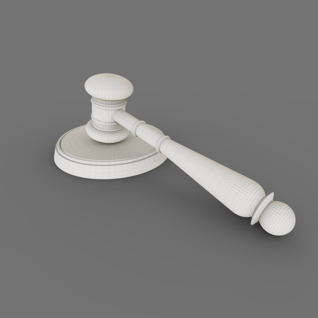 3D Judges Gavel Blackwood DIY - TurboSquid 2063696