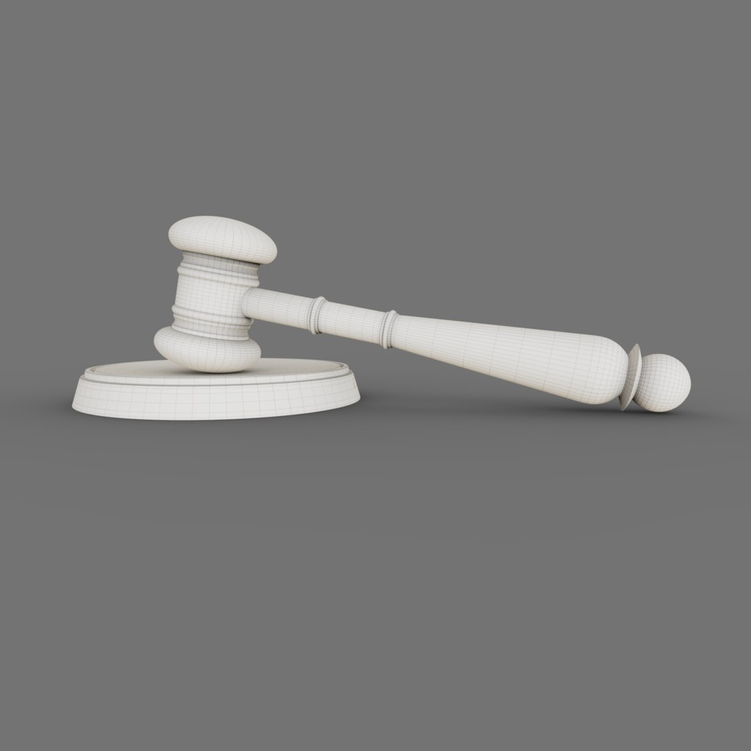 3D Judges Gavel Blackwood DIY - TurboSquid 2063696