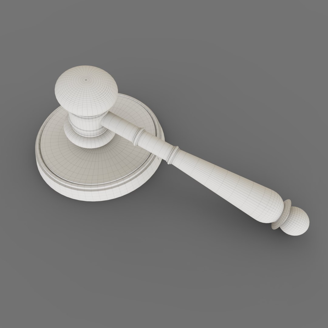 3D Judges Gavel Blackwood DIY - TurboSquid 2063696
