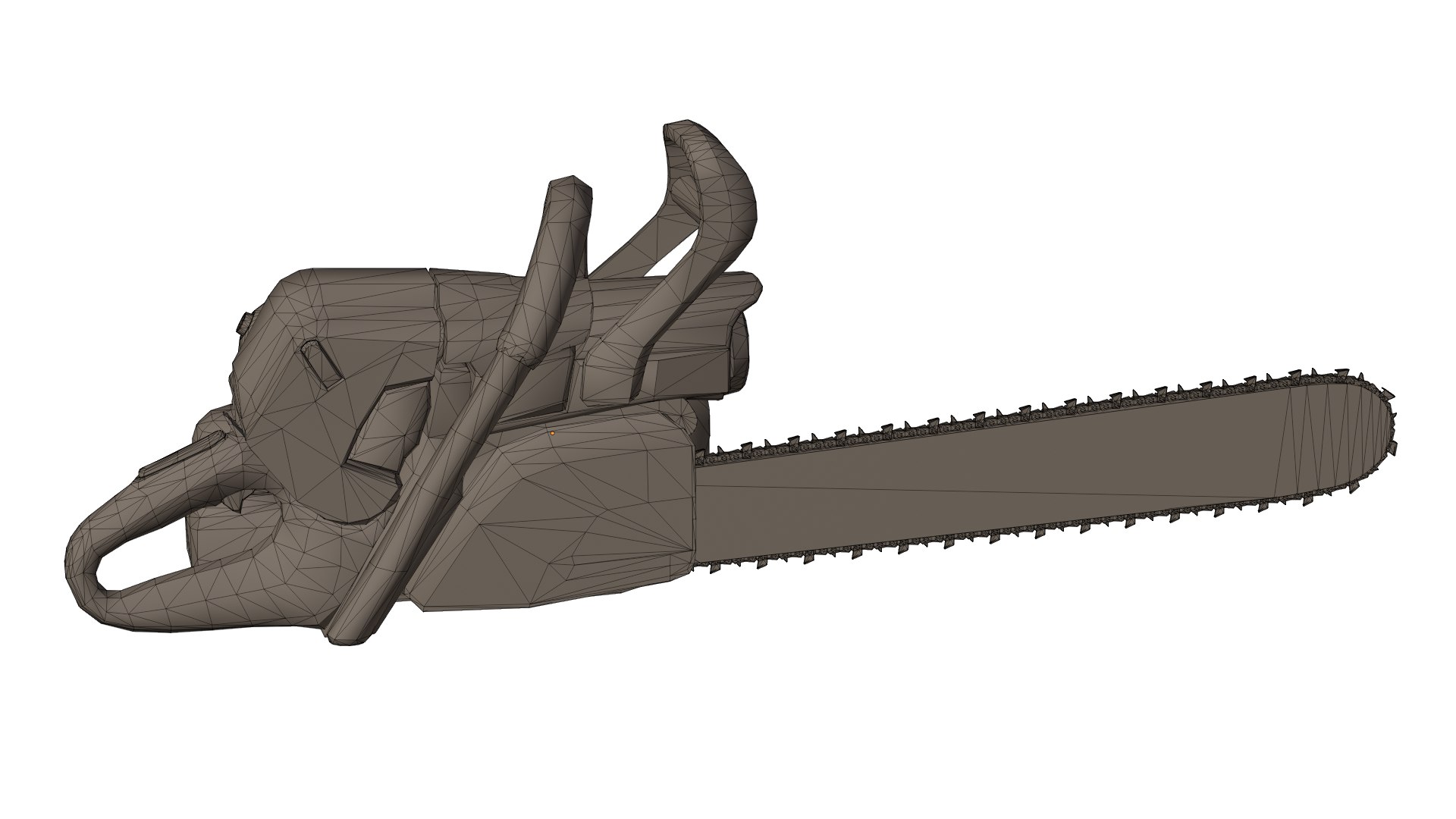 Chain Saw Low Poly 3D Model - TurboSquid 2196338