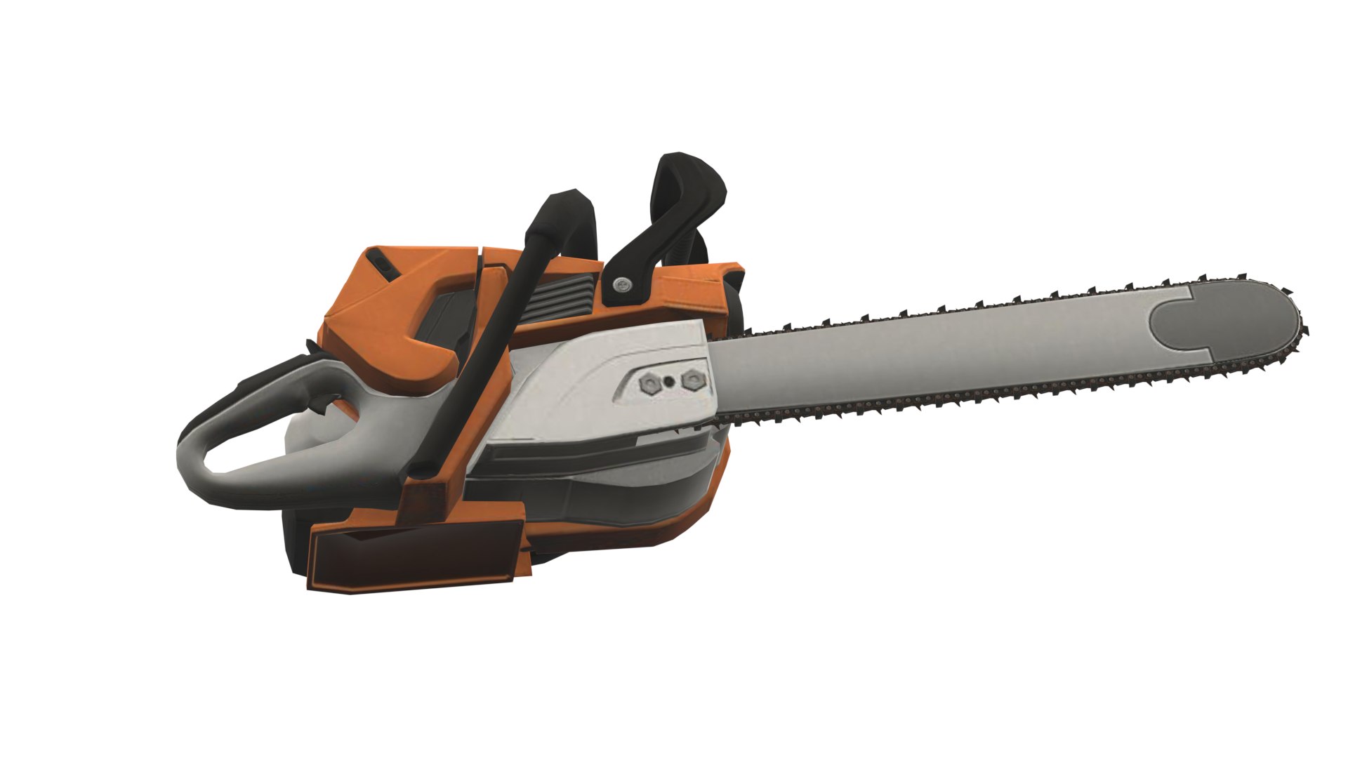 Chain Saw Low Poly 3D Model - TurboSquid 2196338