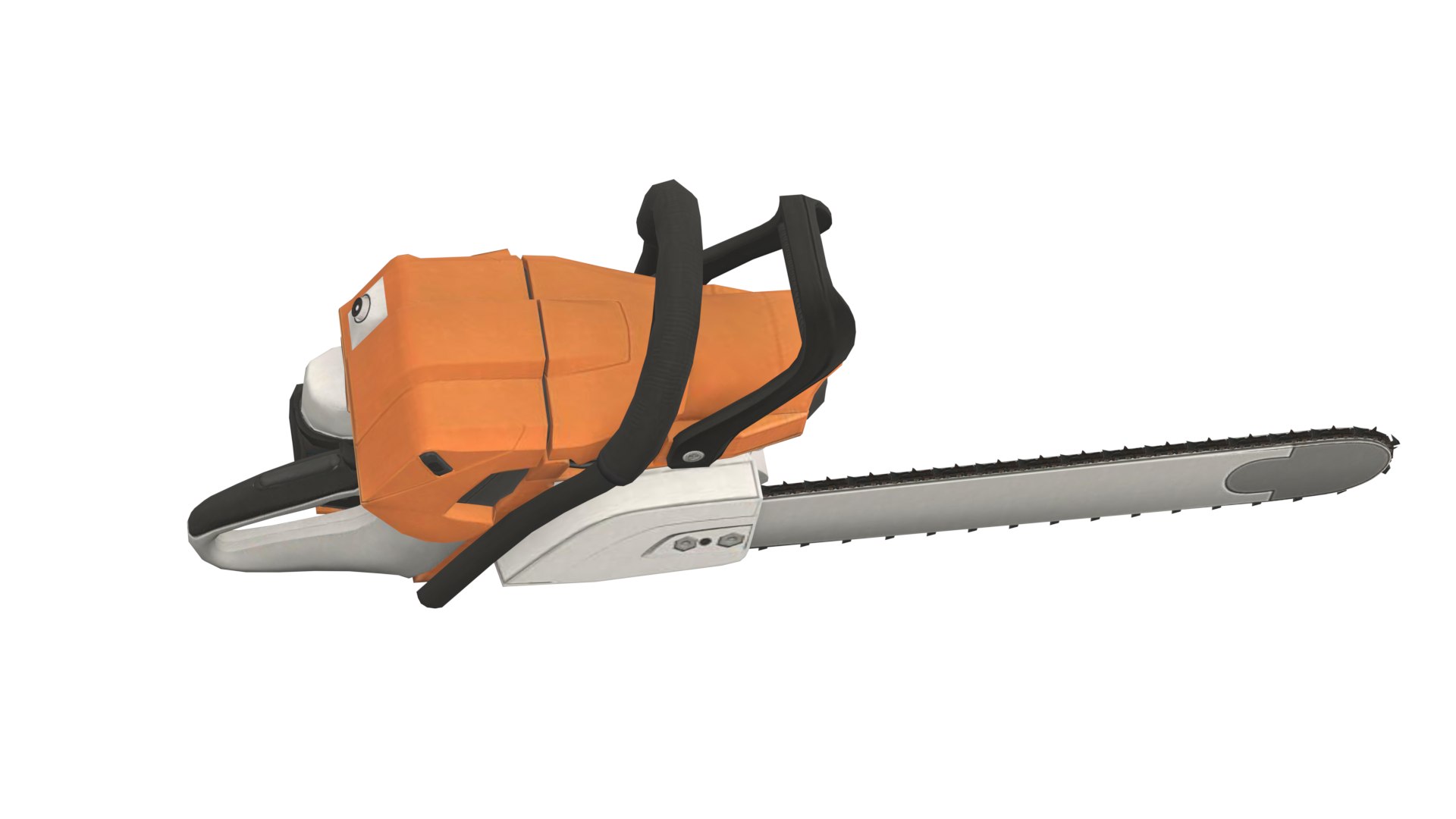 Chain Saw Low Poly 3D Model - TurboSquid 2196338