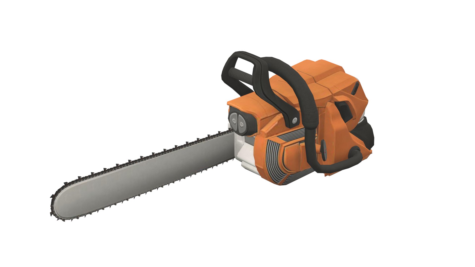 Chain Saw Low Poly 3D Model - TurboSquid 2196338