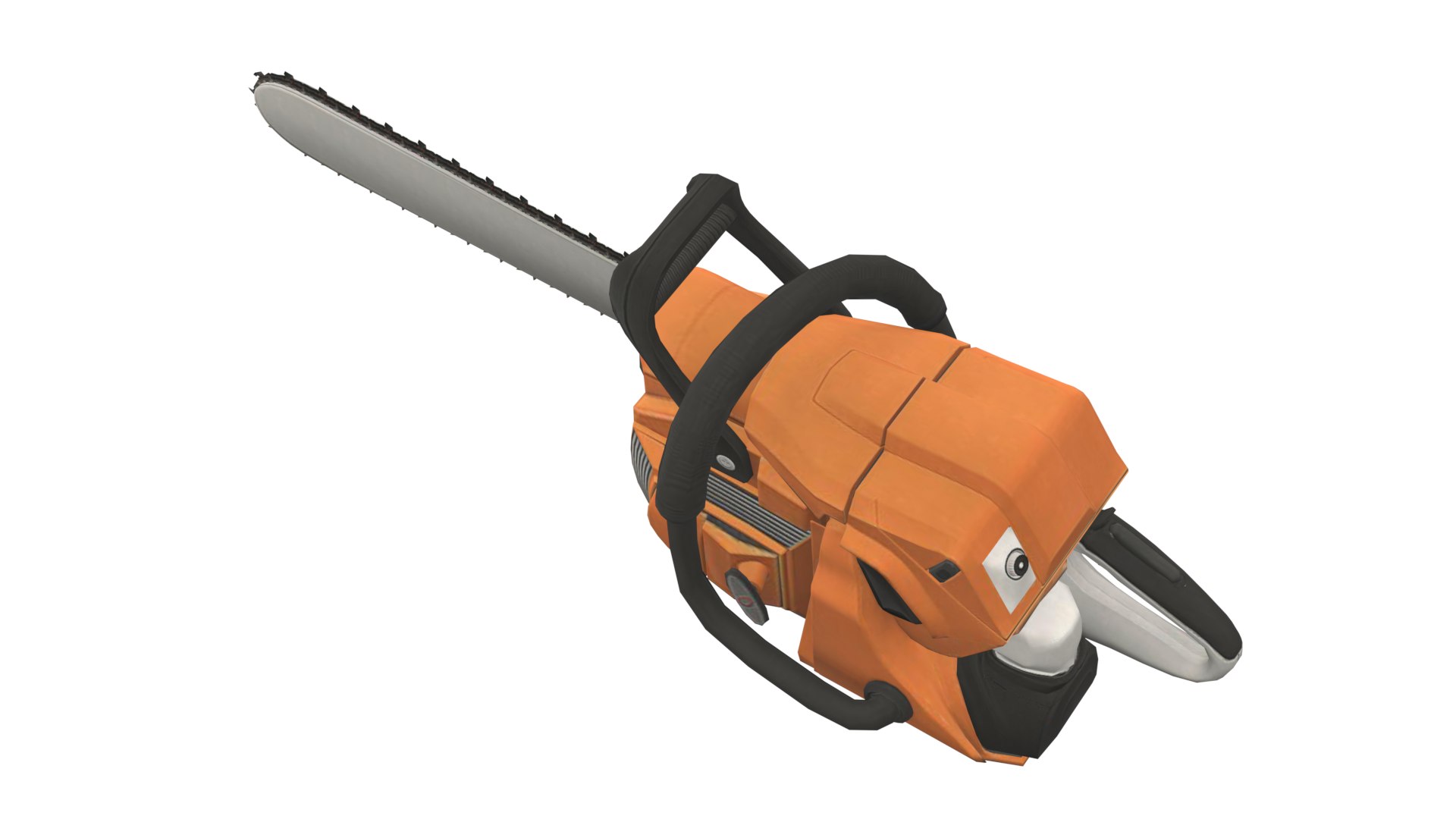 Chain Saw Low Poly 3D Model - TurboSquid 2196338