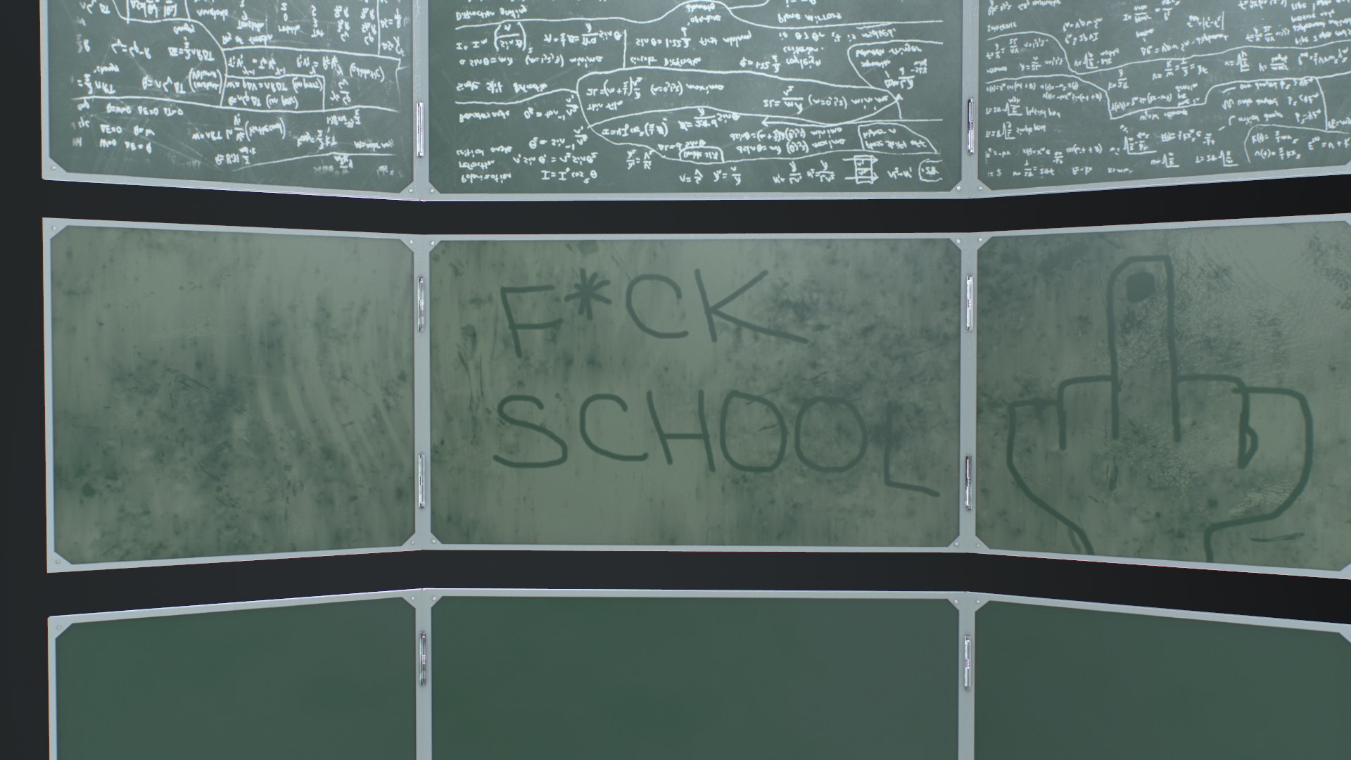 School Blackboards Model - TurboSquid 1711476