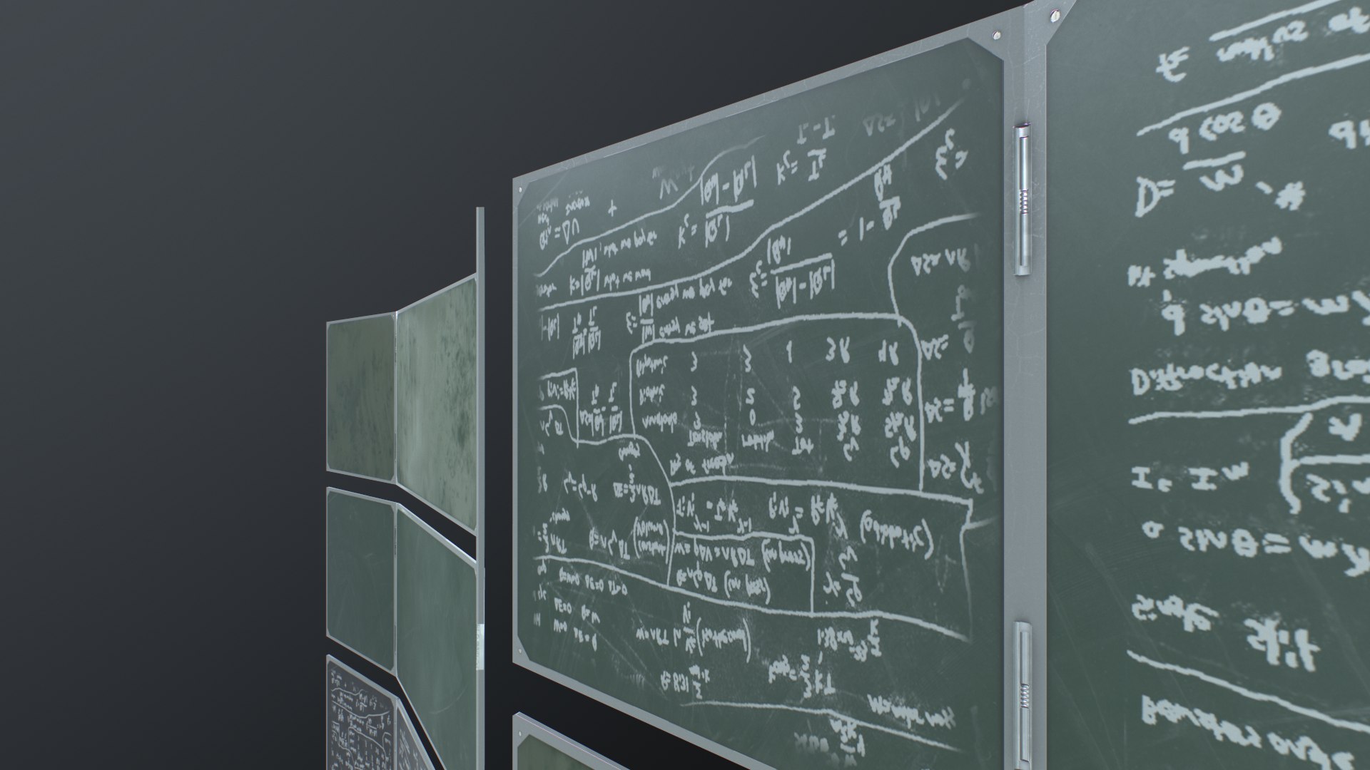 School Blackboards Model - TurboSquid 1711476