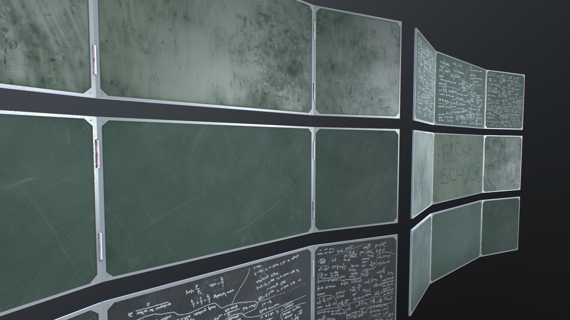 School Blackboards Model - TurboSquid 1711476