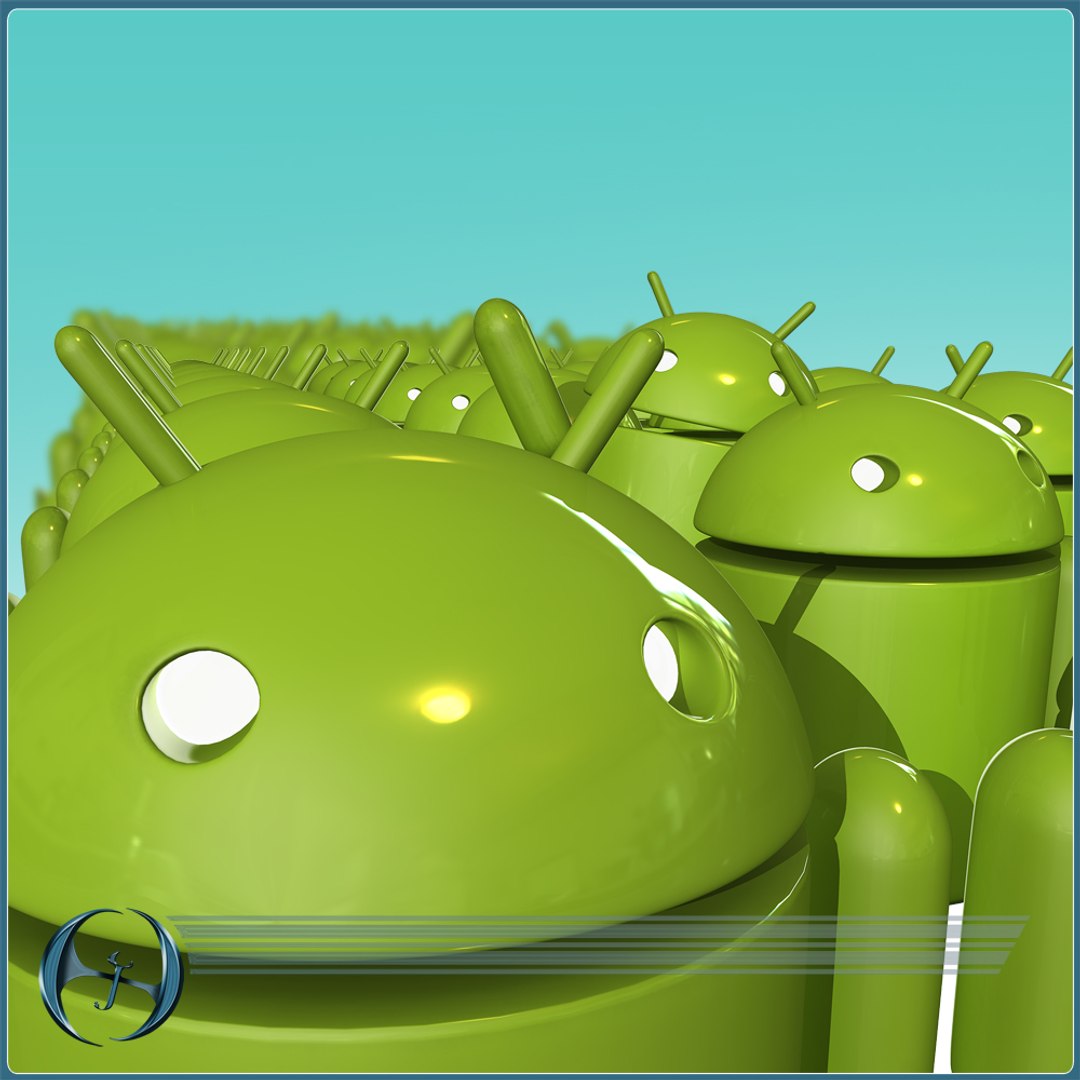 3d Model Android Character Cartoon