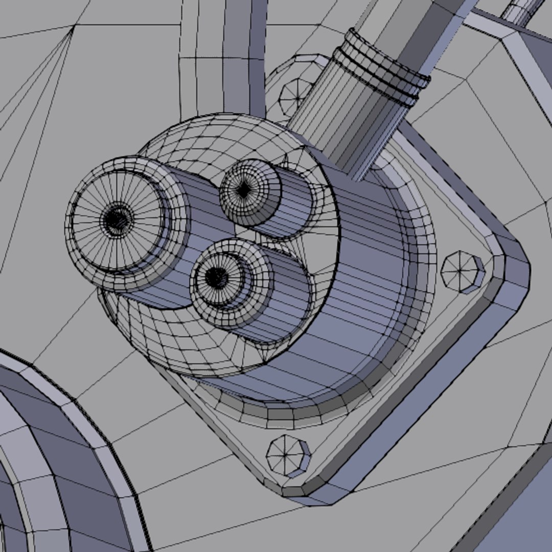 D-18t Turbofan Engine 3d Model