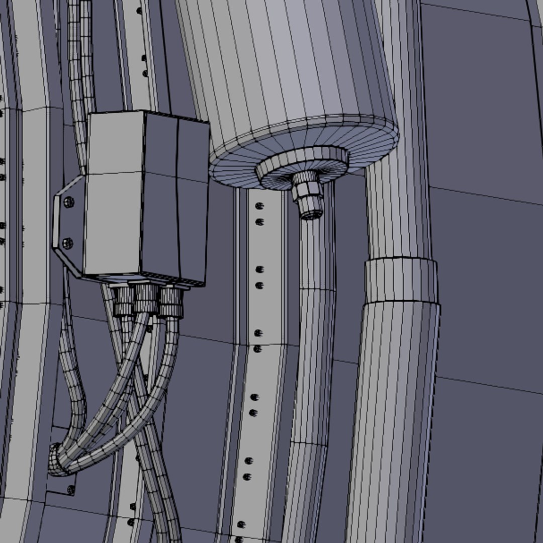 D-18t Turbofan Engine 3d Model
