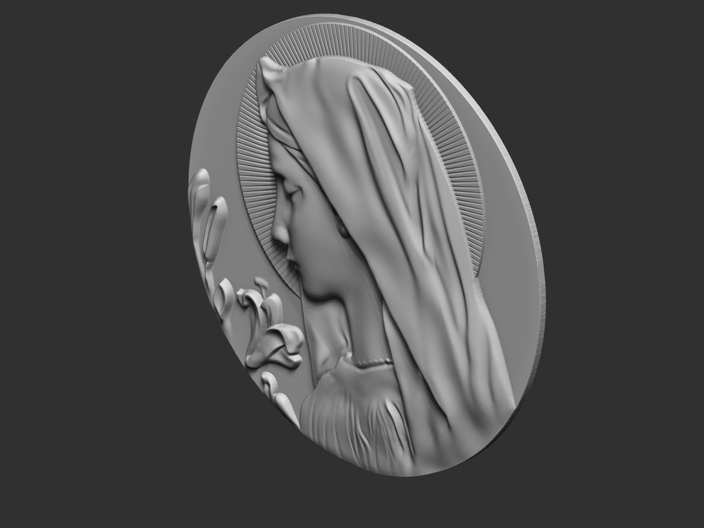 Virgin Mary 3D - TurboSquid 1879006