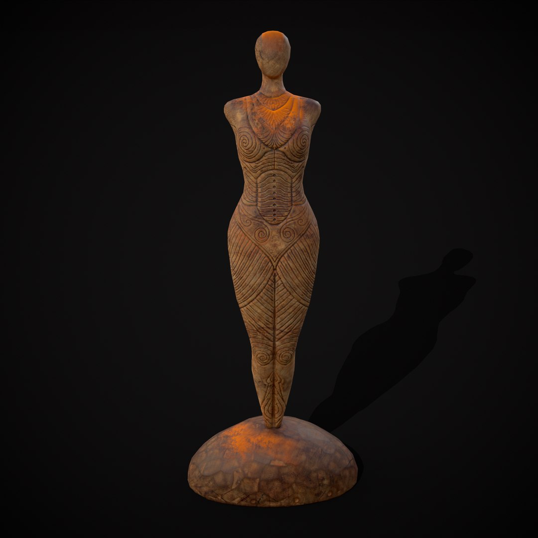 Pegan Fertility Statue 3D Model - TurboSquid 2118576