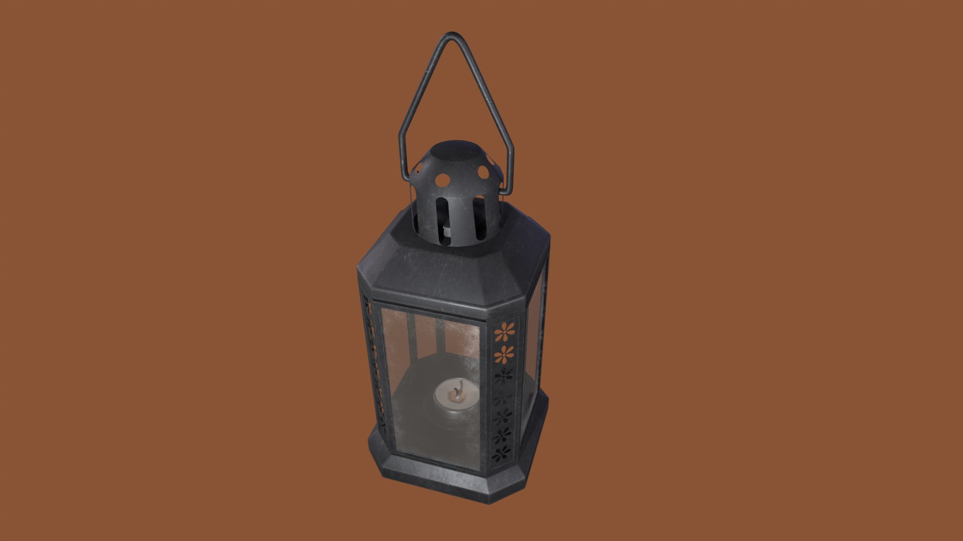 3D model old lantern - TurboSquid 1908310
