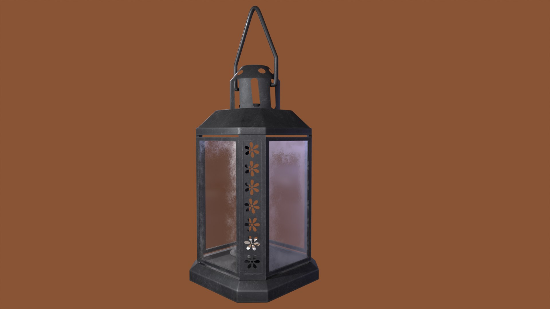 3D model old lantern - TurboSquid 1908310