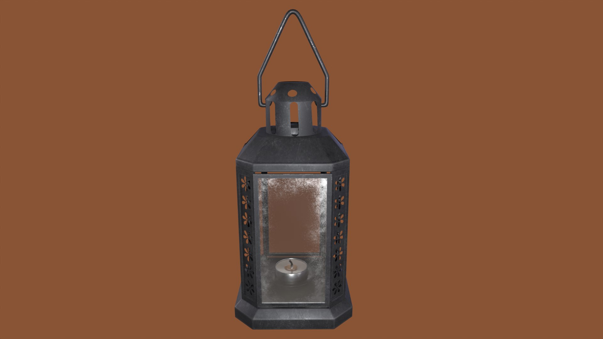 3D model old lantern - TurboSquid 1908310