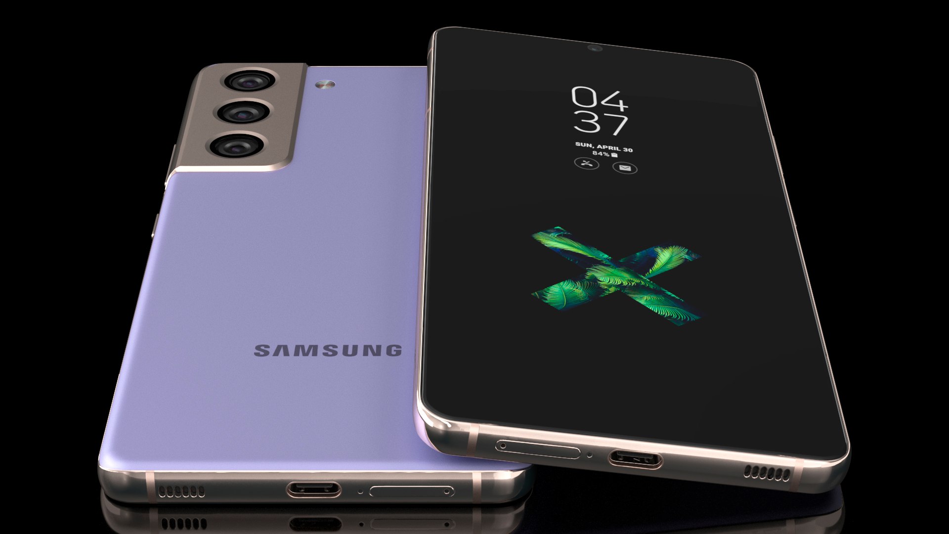 3D Samsung Galaxy S21 Phantom Violet - TurboSquid 1796884