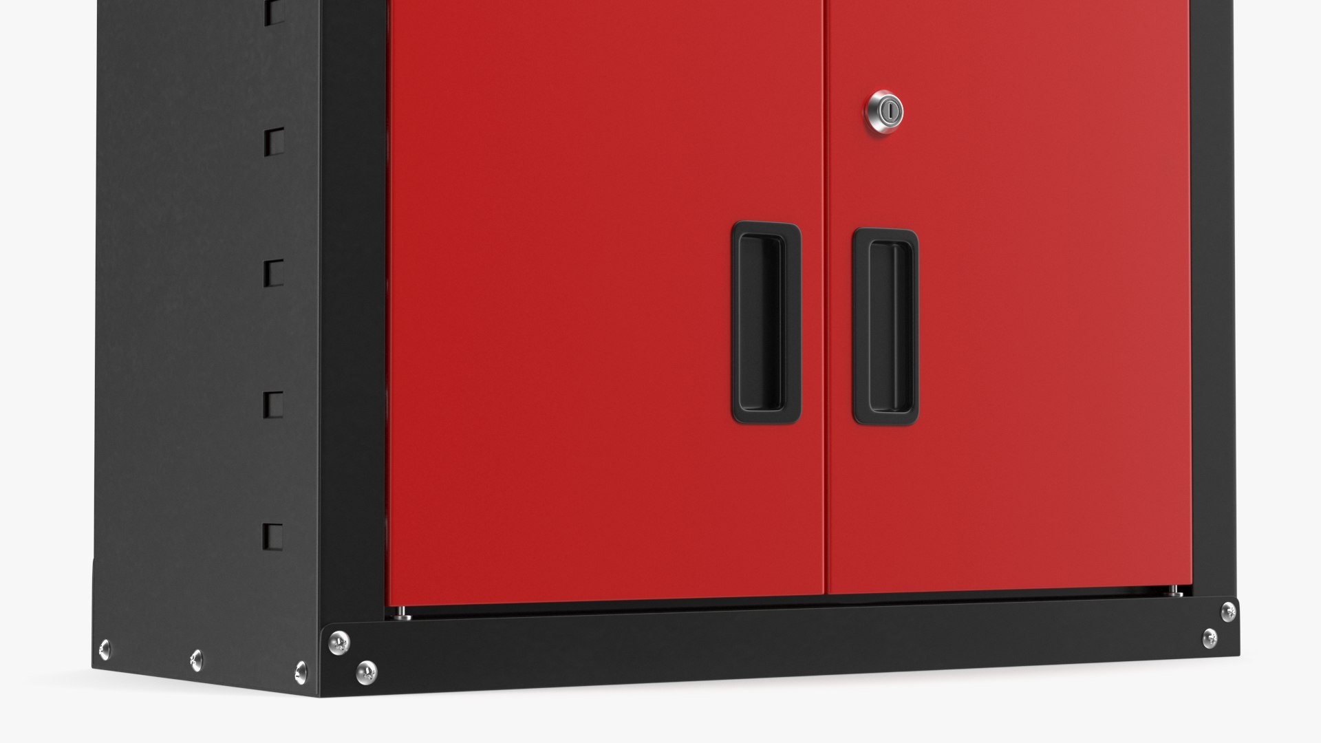 3D Wall Mounted Tool Storage Cabinet Red - TurboSquid 2091904