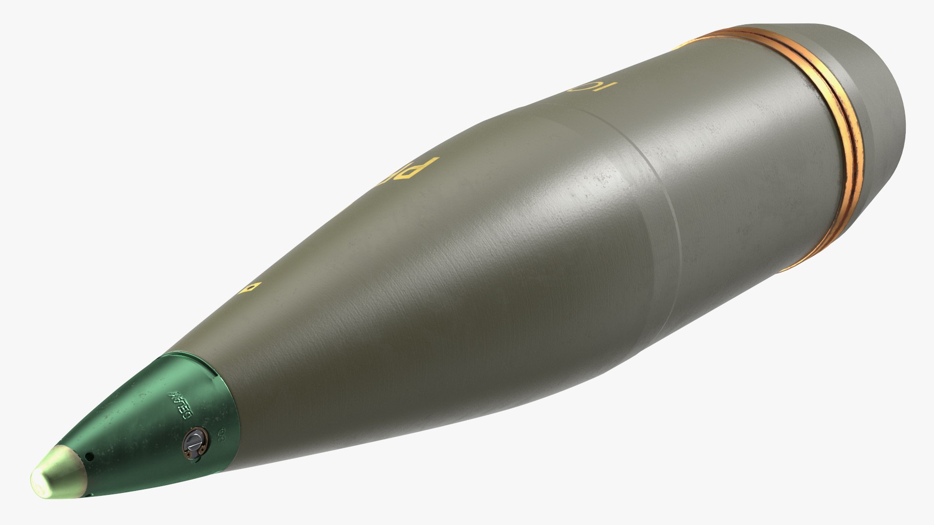 3D Artillery Shell Military Projectile 155mm - TurboSquid 2210700