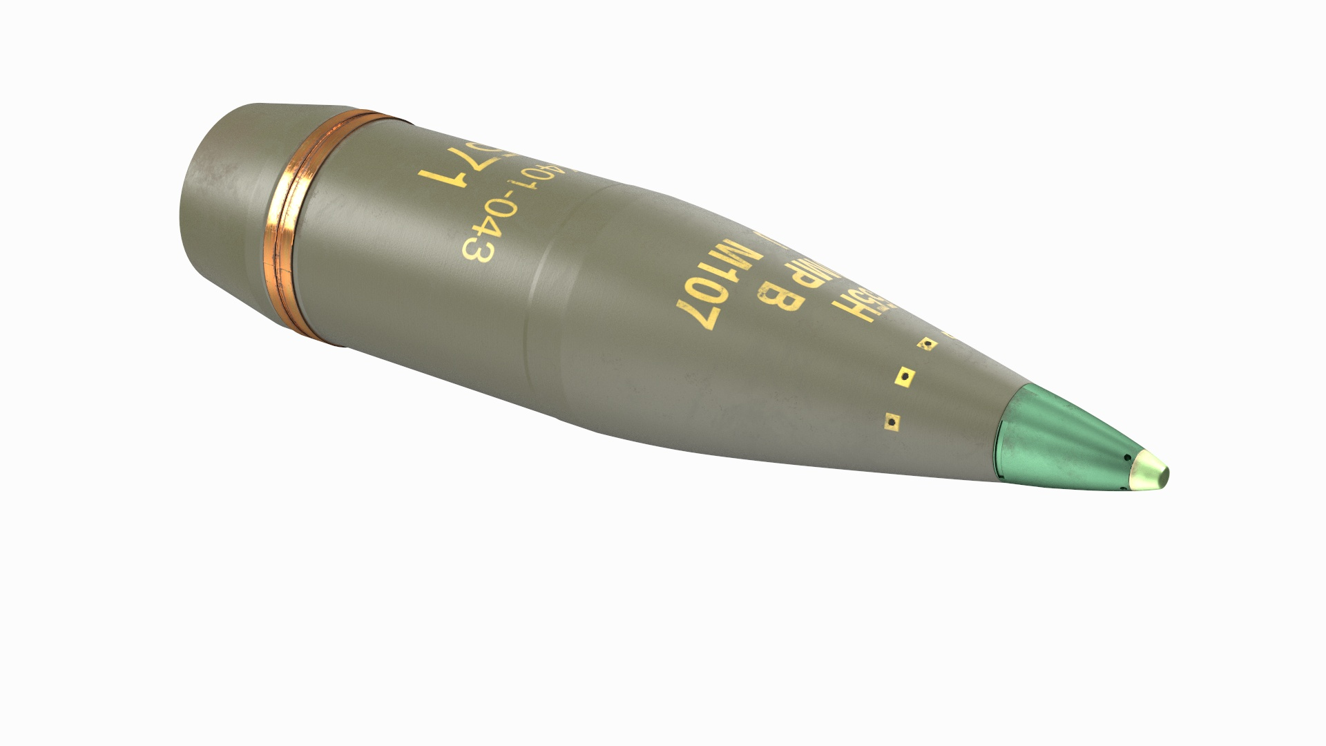 3D Artillery Shell Military Projectile 155mm - TurboSquid 2210700
