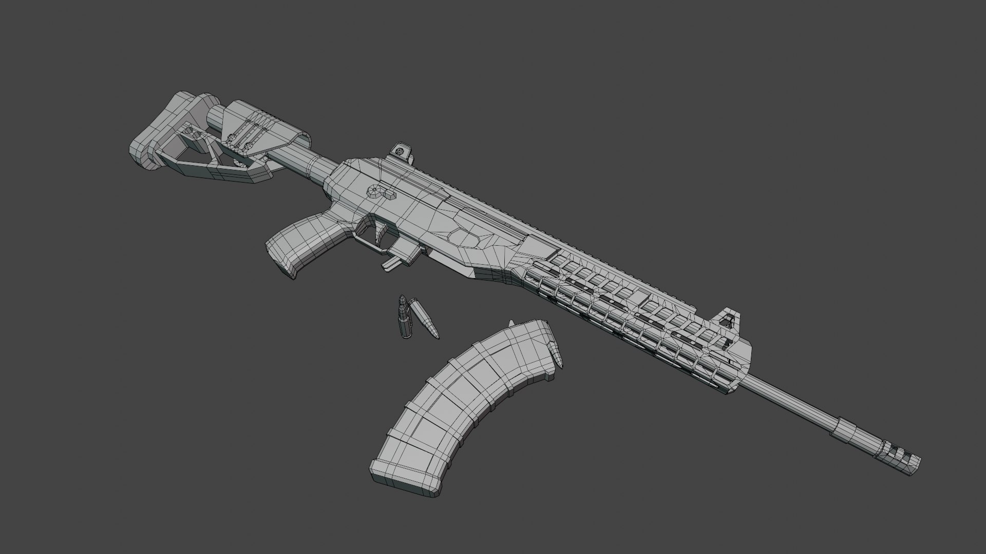 Low-Poly IWI Galil Ace 3D Model - TurboSquid 2211452